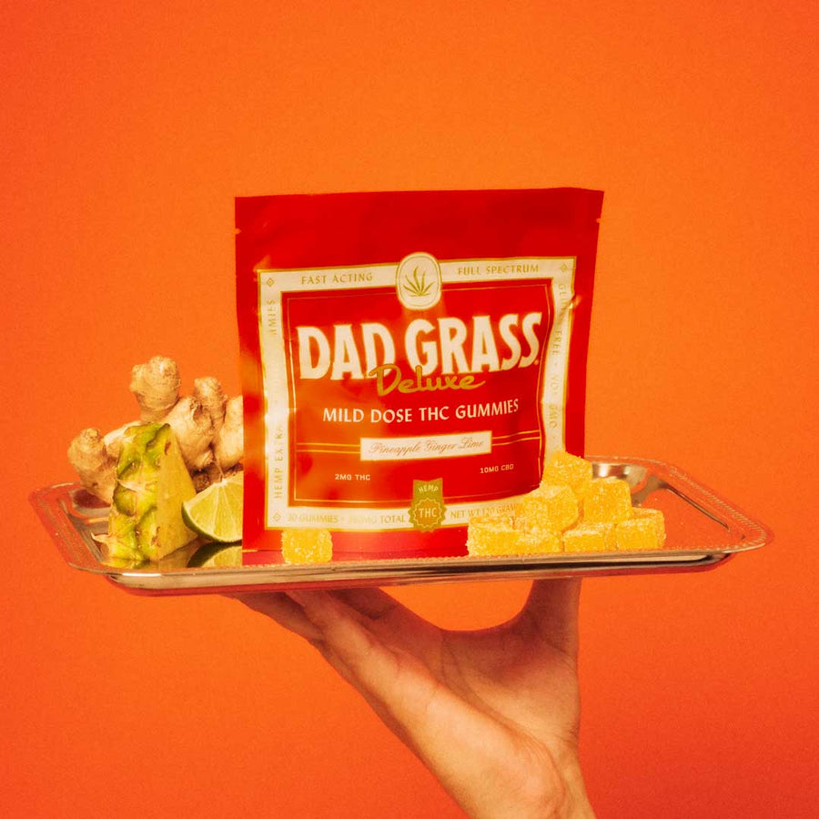Dad Grass: Low-Dose Hemp Pre-Rolls, THC Gummies & Drinks