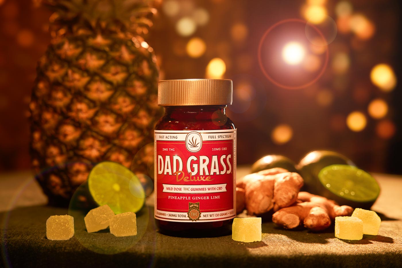 Deluxe THC + CBD Gummies | Dad Grass