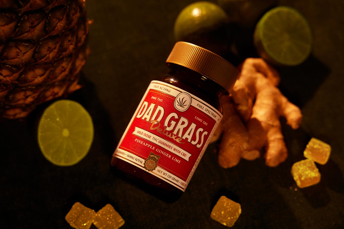 Deluxe THC + CBD Gummies | Dad Grass