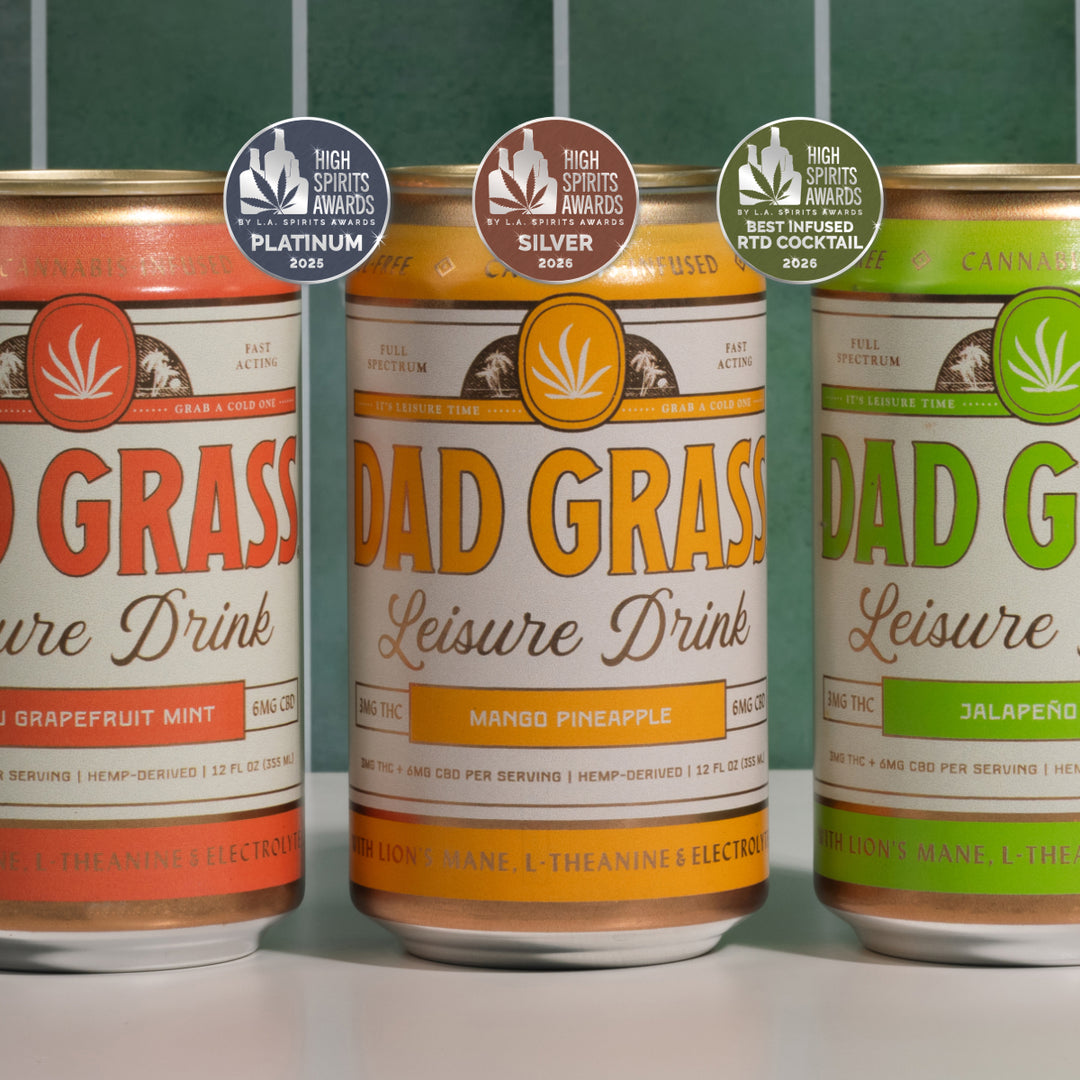 Dad Grass: Low-Dose Hemp Pre-Rolls, THC Gummies & Drinks