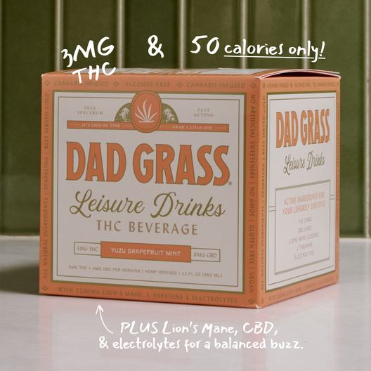 Dad Grass: Low-Dose Hemp Pre-Rolls, THC Gummies & Drinks